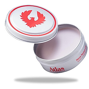 Atlas Matte Texture Clay 2.4 Ounce is a No Shine, Ultra Lightweight, Medium to Firm Hold, Thickening, Texturizing, Separating, Hair Styling and Grooming Product for Men and Women