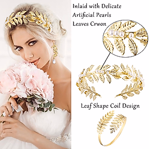 FASACCO Goddess Costume Greek Goddess Accessories Toga Costume Cleopatra Costume for Women