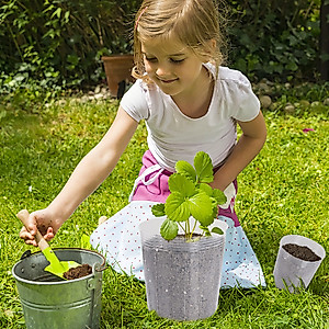 UPINS Clear Nursery Pots 40 Packs 3/4/5/6 Inches Plant Pots with Drainage Hole Seedling Transparent Plastic Gardening Pots Durable Seed Starter Pots Reusable for Plants Vegetables