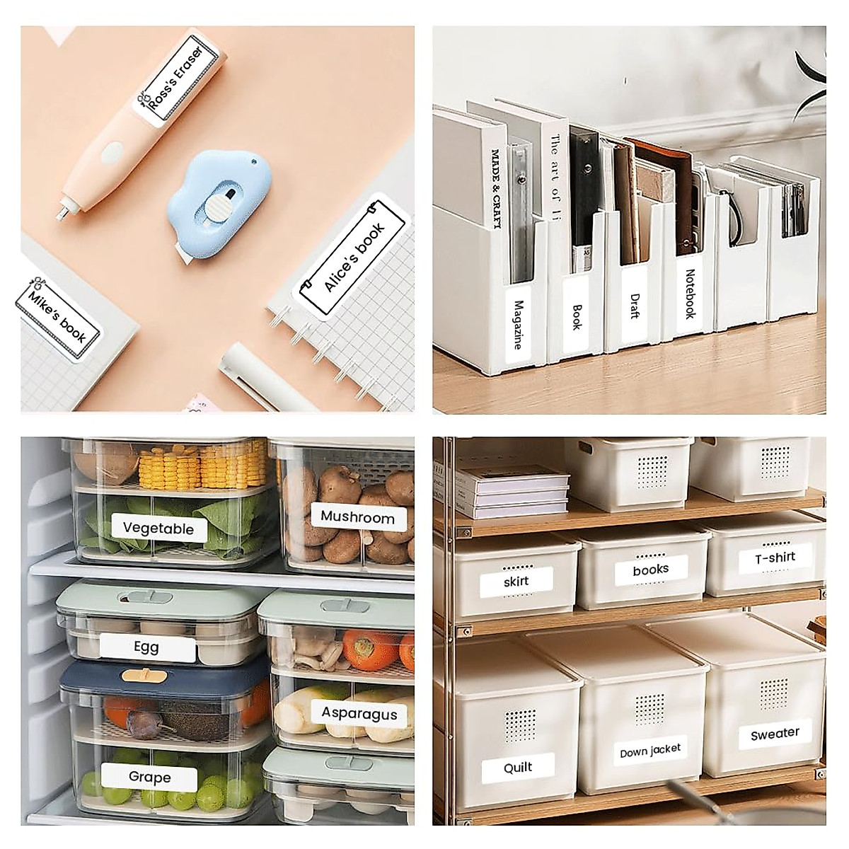 vretti HP3 Label Machine Maker with Tape, Portable Thermal Mini Label Printer, Bluetooth Wireless Connection for Storage,Home,Office