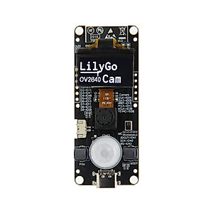 LILYGO T-Camera S3 ESP32-S3 ESP32-Cam 2 Million Pixels HD Camera TTGO Development Board ESP32-S3FN16R8 with 0.96" SSD1306 OLED Mic Pir PMU (T-Camera S3)