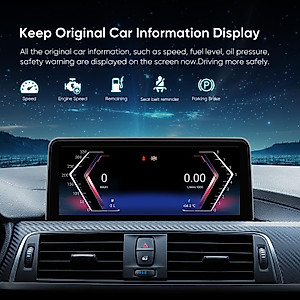 10.25 Qualcomm(4G+64G) 8Core 5G WiFi 1920 * 720 Android10 Car Stereo Radio for BMW 3 4 Series F30 F31 F34 F35 F32 F33 NBT System Support Carplay Android Auto 4G Bluetooth Navigation Multimedia Player