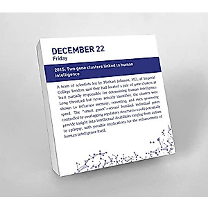 2023 This Day in Science Boxed Calendar: 365 Groundbreaking Discoveries, Inspiring People, and Incredible Facts (Daily Calendar, Office Desk Gift for Him or Her)