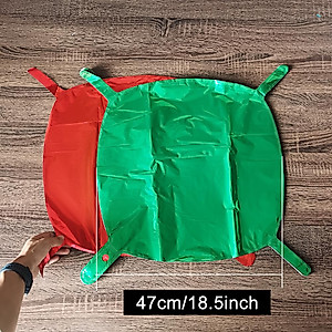 【50pcs】Balloon Arch Kit for Christmas Square Foil Balloons Wall Party Decorations Wedding Balloons Backdrop Double Sided Mylar Balloon for Anniversary Bachelorette Birthday Engagement Red and Green