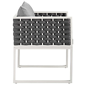 Modway Stance Outdoor Patio Woven Rope 9-Piece Dining Furniture Set