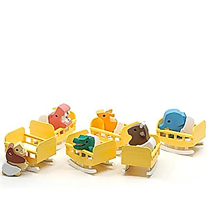 Comfy Hour Compatible for Halftoys Baby Animals Crocodile Model Set, 4-inch