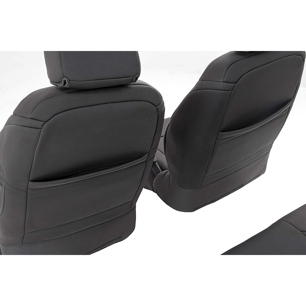 Rough Country Neoprene Seat Covers for Jeep Wrangler 2-Door (2013-2018) - Neoprene Waterproof Seat Covers, Foam Padded Wrangler Seat Covers 2-Door Full Set - Front & Rear Seat Covers