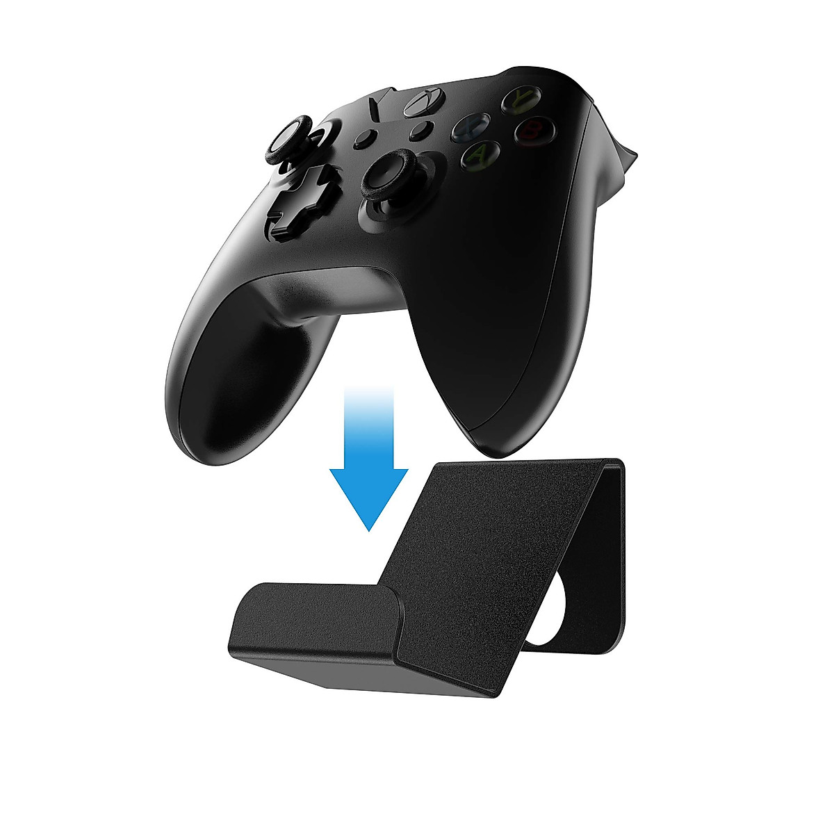 Universal Power Brick Mount and Game Controller Holder Wall Mount with Screw Kit for for All Xbox Series