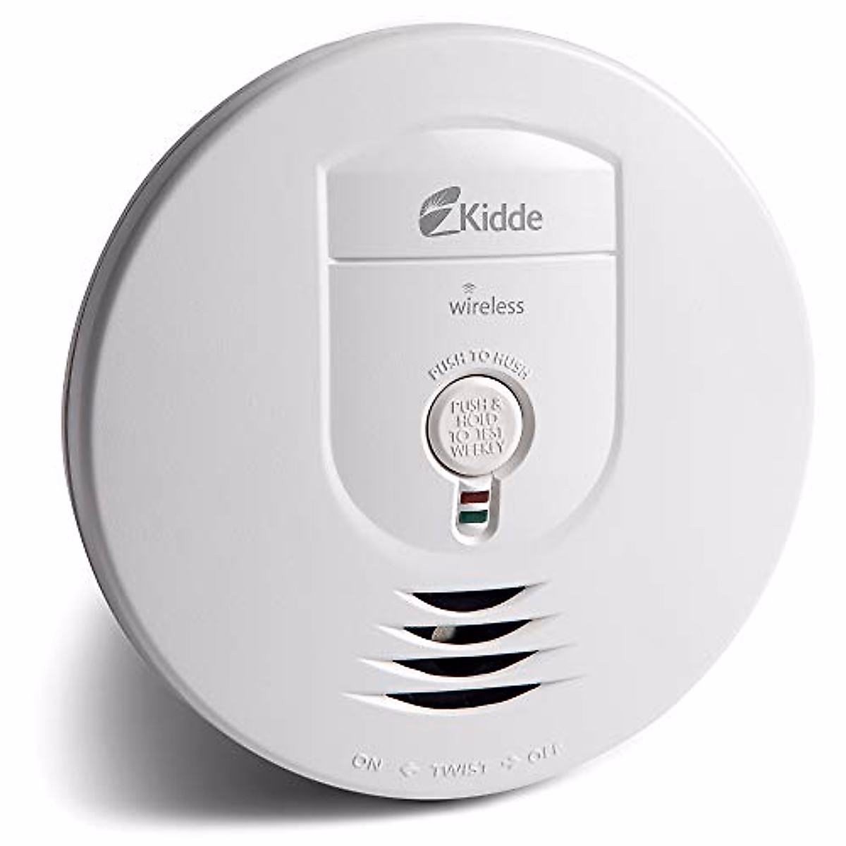 Kidde Wireless Smoke Detector, AA Battery Operated (Included), Ionization Sensor Wire-Free Interconnect Smoke Alarm