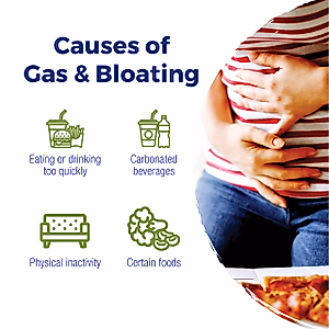 Boiron Gasalia Tablets for Relief from Gas Pressure, Abdominal Pain, Bloating, and Discomfort - 120 Count (2 Pack 60)