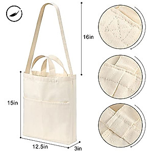 Lily queen Canvas Tote Bag for Women Aesthetic Shoulder Bags 2pcs