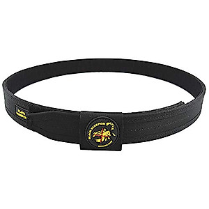 Black Scorpion Outdoor Gear Pro Heavy Duty Competition Belt for 3Gun, IPSC, USPSA (Black, Large)