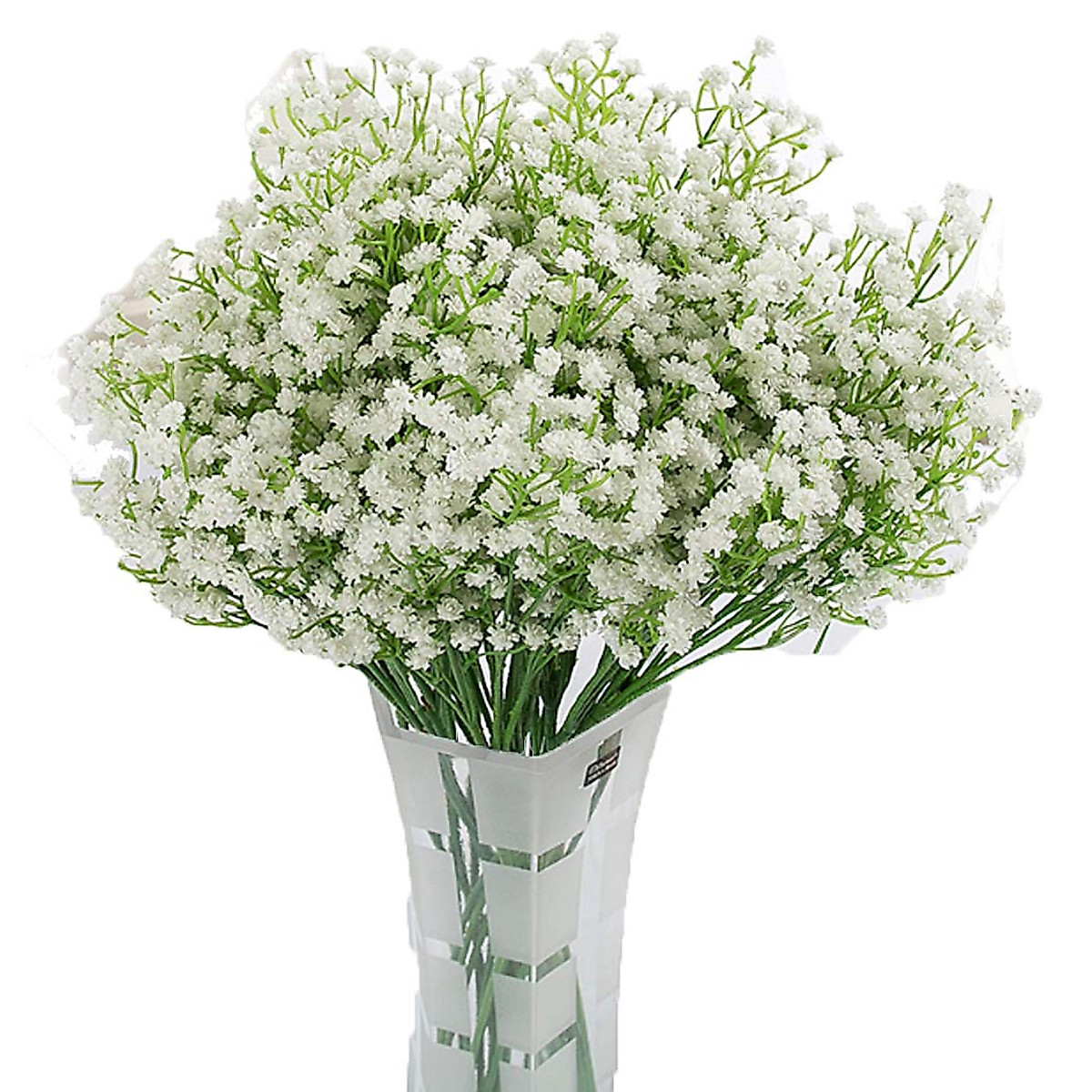 LNHOMY 10 PCS Baby Breath Artificial Flowers Fake Real Touch Gypsophila Plants for Wedding Party Home DIY Garden Decoration, (Cream)