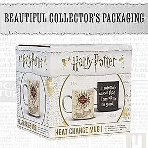 Paladone Marauders Map Heat Changing Mug - Harry Potter Heat Sensitive Color Change Mug