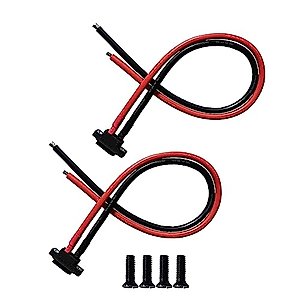 2PCS XT60EW-M Mountable XT60E Male Plug Connector with 12AWG 30cm Silicon Wires for RC Drone Aircraft FPV Racing Drone