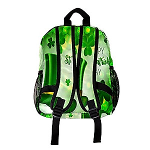 suojapuku Small Backpack,Mini Backpack Lightweight Backpack,st. patricks day leaf Printing Small Daypack Travel Rucksack