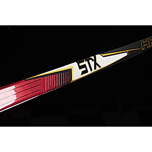 STX unisex adult X92 Ice Hockey Stick, Black/Red, Senior US
