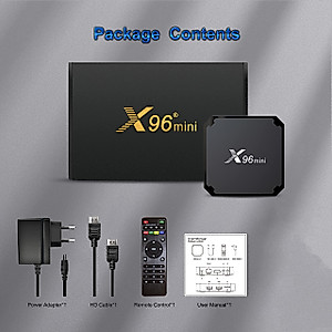 Android 11.0 TV Box,X96 Mini Amlogic S905W2 Quad Core RAM 2GB ROM 16GB Dual WiFi 2.4G/5.8G 4K HDR+ Smart Android 11.0 Media Player TV Box
