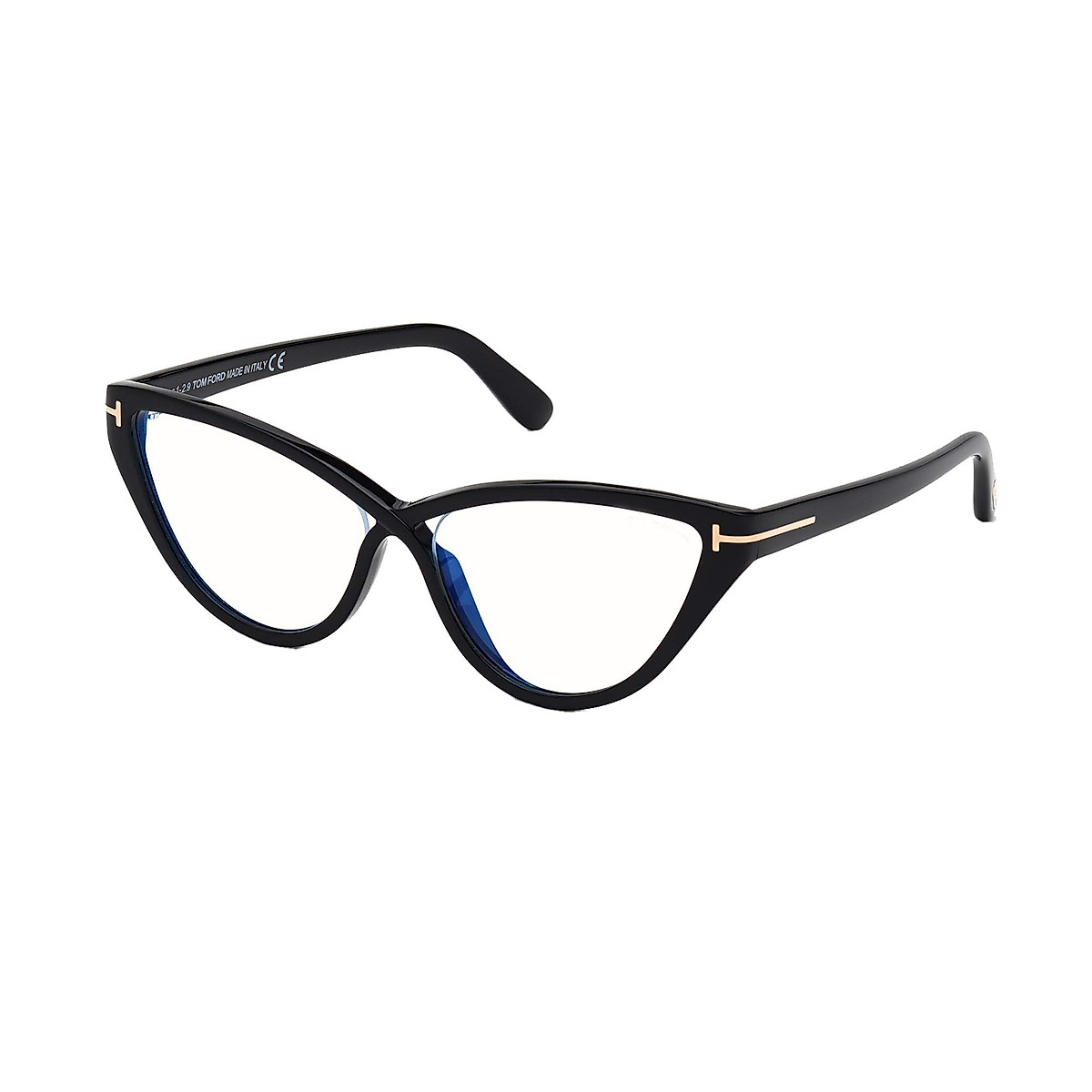 Tom Ford Blue Block Eyeglasses TF5729B 001 Black 56mm FT5729