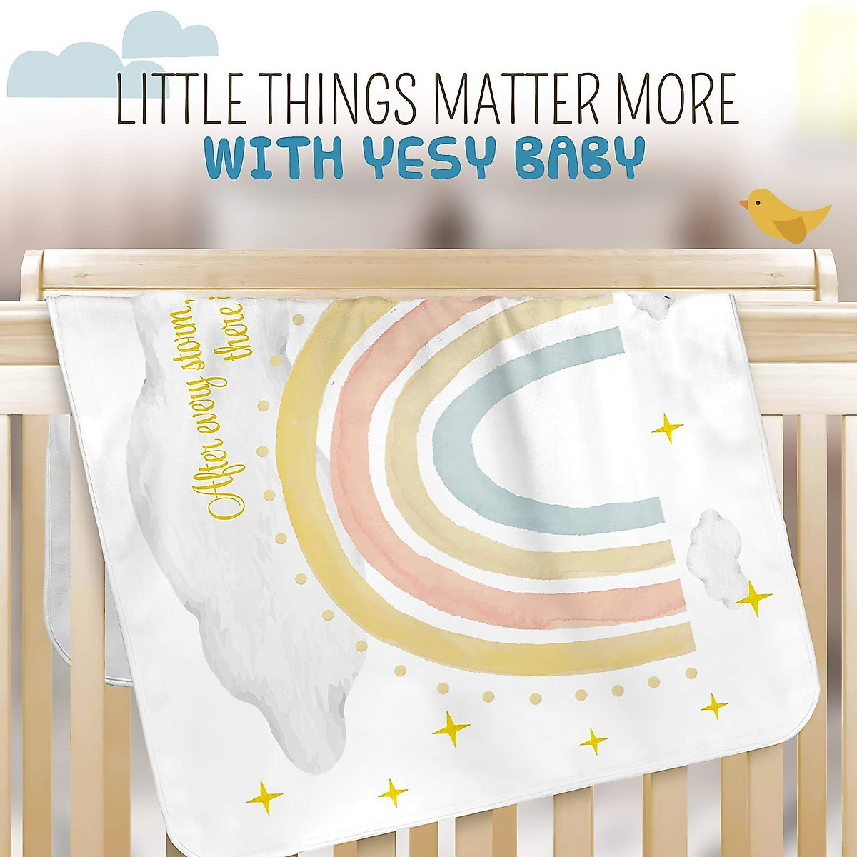 Milestone Blanket Baby Boy or Girl- Baby Monthly Milestone Blanket +Frames- 60"x40" Rainbow Milestone Blanket for Monthly Baby Milestone-Baby Monthly Milestone Blanket Girl-Baby Boy Milestone Blankets