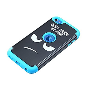 iPod Touch 7 Case, iPod Touch 6th Generation Case,SAVYOU 3 in 1 Combo Hybrid Impact Resistant Shockproof Case Cover Protective for iPod Touch 5/ 6th / 7th Generation