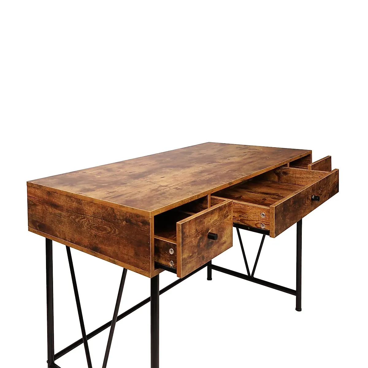 LivaSh Computer Desk with Drawers,48 inch Home Office Computer Table with Storage,Writing Gaming Sturdy Working Desk for Home Office