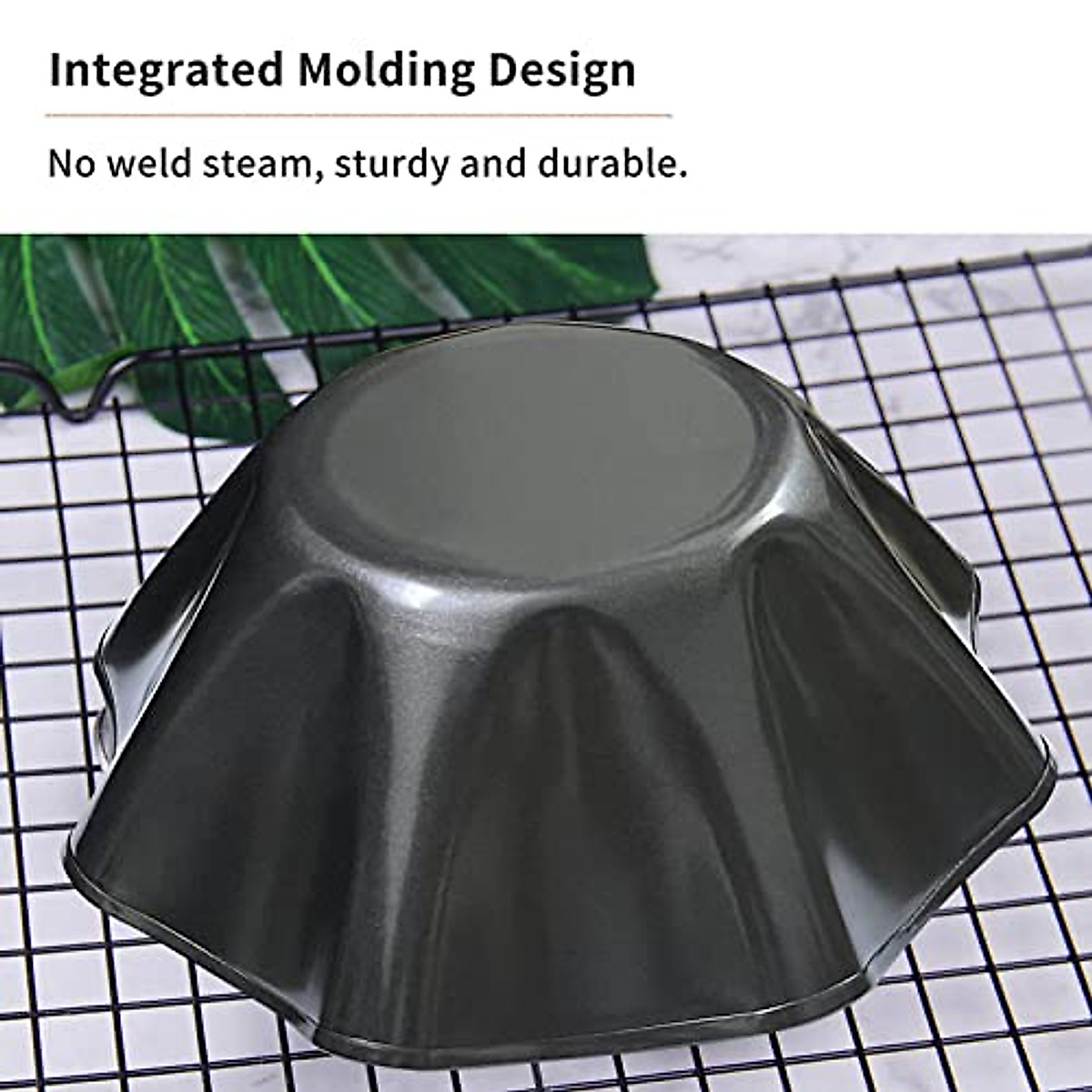 Skoxkoc Large Taco Shell Bowl Maker Molds – 3 Pack 8.4" Nonstick Carbon Steel Tortilla Maker Shell Pans Baking Molds Tostada for Frying Salad Bowls (3)