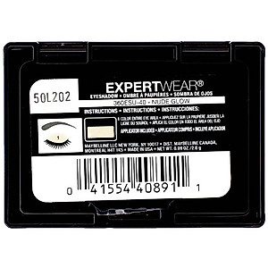 Maybelline New York Expert Wear Eyeshadow, Nude Glow, Singles, 0.09 Ounce