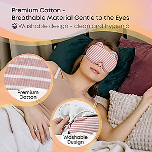 Heated Eye Mask for Dry Eyes - Stye Eye Treatment Dry Eye Mask for Dry Eyes Warm Compress for Eyes, Relieve Blepharitis, Pink Eye, Eye Hot Compress for Eye Dry Eye Therapy Mask Eye Warmer DiviniTi