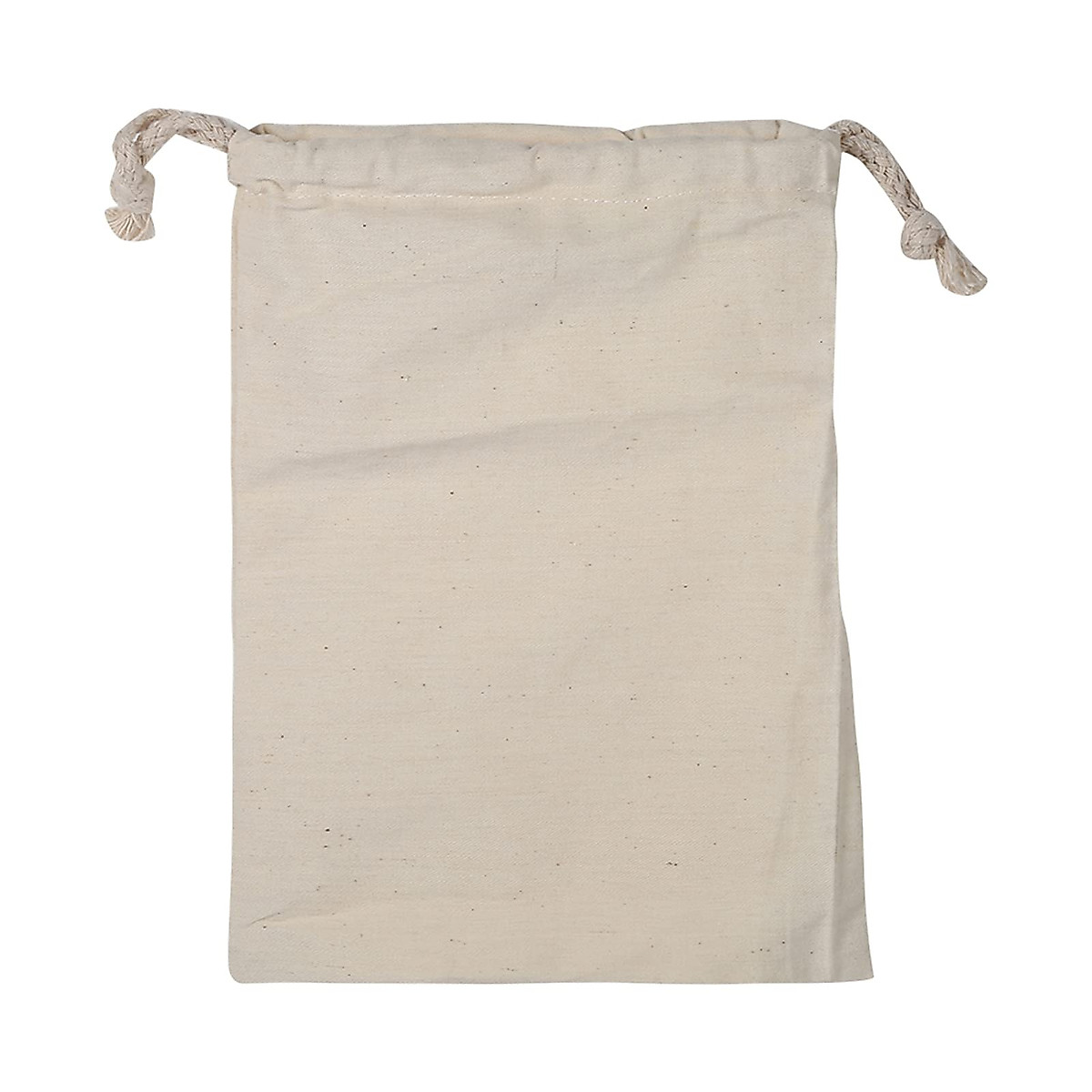 Tyenaza Eco-Friendly Cotton Storage Sack, Large Drawstring Bag for Home Organization and Travel Purposes (15 * 20cm)