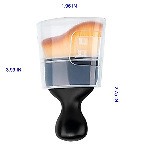 Vingtank 4 Pack Car Interior Cleaning Soft Brushes， Car Interior Beauty Brush，Car Interior Dusting Brush，Suitable for Cleaning Car Interior or Exterior，Air Conditioning Vents， Leather，Computers