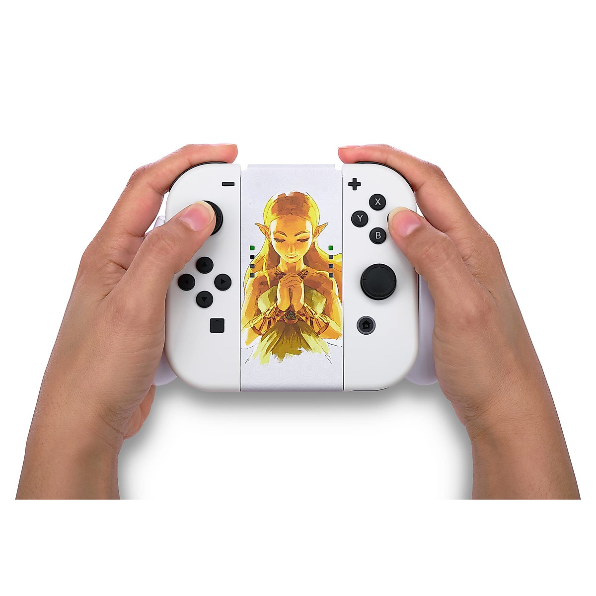 PowerA Joy-Con Comfort Grip for Nintendo Switch - Princess Zelda, game controller, gamepad, Nintendo Switch Lite