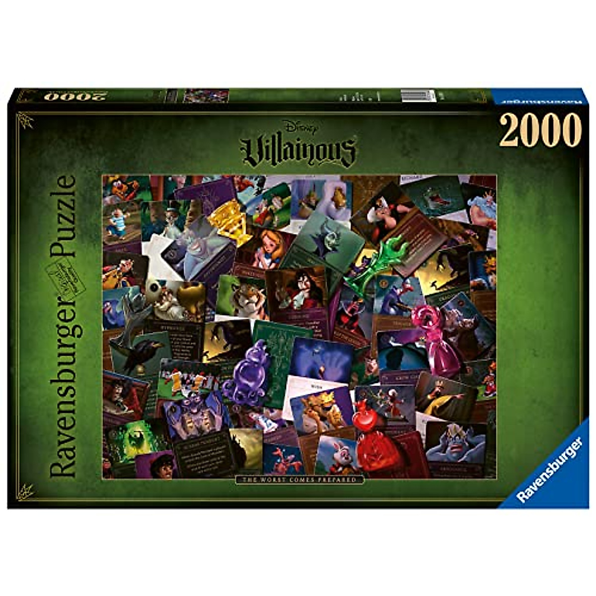 Ravensburger Disney Villainous: All Villains 2000 Piece Jigsaw Puzzle for Adults - Every Piece is Unique, Softclick Technology Means Pieces Fit Together Perfectly