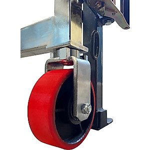 Hydraulic Furniture Mover Equipment Mover Crate Mover (Set of 2),Heavy Duty Moving Dolly, 3960 lbs Capacity, Pake Handling Tools (Regular Handle)