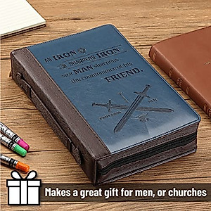 Mr. Pen- Bible Cover for Men, Large(PLEASE PAY ATTENTION TO SIZE), Faux Leather Bible Cover, Bible Cover, Bible Case, Bible Bag, Bible Case for Men, Bible Holder, Bible Carrying Case, Bible Cover Case