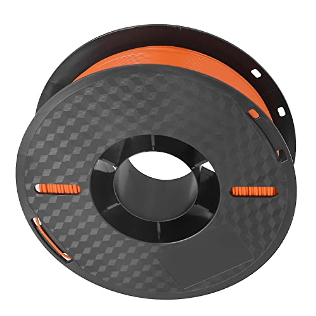 PLA Filament, Odorless 3D Printer Filament Bubble Free Smokeless 1kg for Printing (Orange)