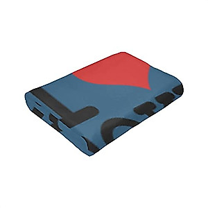 I Love Coke by WAM Flannel Fleece Throw Blankets for Bed Sofa Living Room Soft Blanket Warm Cozy Fluffy Throw Plush Blanket