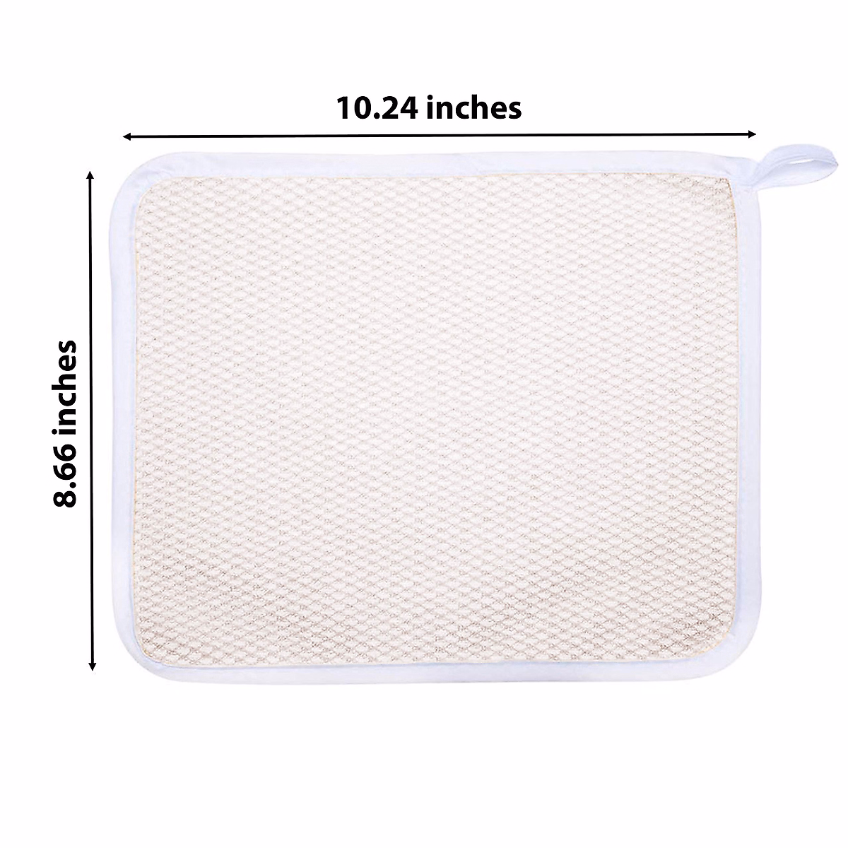 Paradiso Soft-Weave Terry Wash Cloths for Face and Body, Dual-Sided Gentle Cleansing and Exfoliating Washcloths, Machine Wash, White, 5 Count