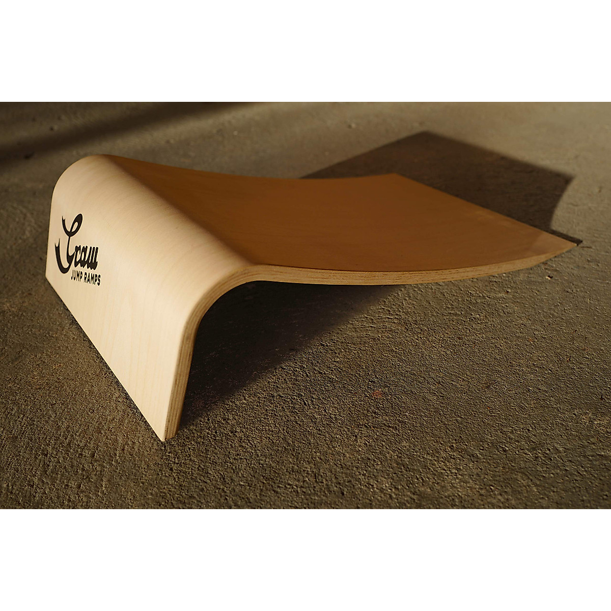 Graw Jump Ramps J15-5.9" Wooden Launch Ramp for Skateboard, BMX and More