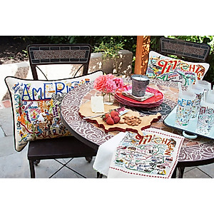 Catstudio Michigan Dish Towel - U.S. State Souvenir Kitchen and Hand Towel with Original Artwork - Perfect Tea Towel for Michigan Lovers, Travel Souvenir