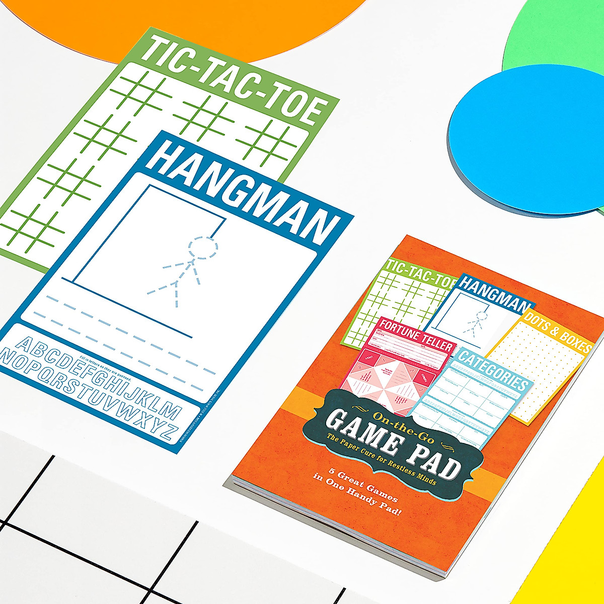 Knock Knock On-The-Go Game Pad 1, Travel Activity Pad for Kids, 6 x 9-inches