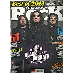 CLASSIC ROCK MAGAZINE, BEST OF 2013 THE YEAR IN REVIEW JANUARY, 2014 NO.192