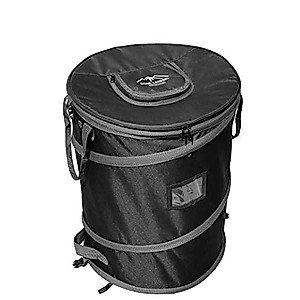 Trailersphere Collapsible Bin Trash & Recycle / Utility, Gone Camping Collection, Perfect for Camping, Laundry, Storage and Garden, Waterproof and Tear Resistance, Trash and/or Recycle