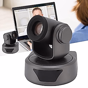 ASHATA 1080P PTZ Conference Room Camera System, Video Conference FHD Camera with 20X Optical Zoom and Remote Control, SDI Ultra HD Video Conference Camera for Huddle Meeting Room