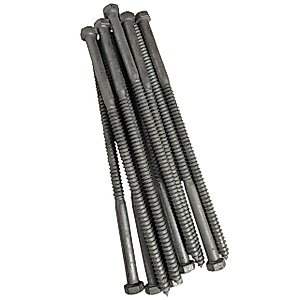 1/2" x 12" Lag Bolt Screws | Hex Head | Hot Dip Galvanized | ASTM A307 | 10pcs Box
