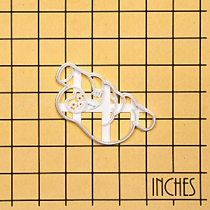 Sloth on Tree cookie cutter, 1 piece - Bakerlogy