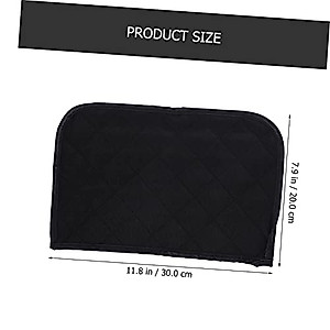 KICHOUSE Bread Machine Dust Cover Oven Microwave Combo Oven Protector Air Fryer Toaster Air Fryer Cover Toaster Protector Kitchen Protection Cover Bread Machine Sleeve Home Supply Black