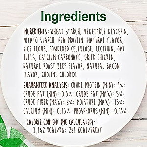 Nylabone Healthy Edibles Long-Lasting Dog Treats - Natural Dog Treats for Medium Dogs - Dog Products - Chicken Flavor, Medium/Wolf (2 Count)