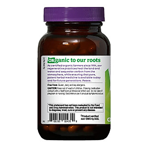 Oregon's Wild Harvest Ashwagandha Ginkgo Organic Non-GMO Herbal Supplements Vegan Plant sourced Capsules | Support for Calm and Relaxed Mind, 90 Count