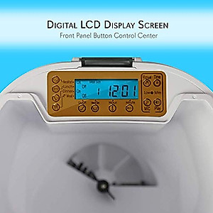 SereneLife Automatic Pet Feeder - Electronic Dogs and Cat Food Dispenser –Programmable Features for Portion and Weight Control and Meal Scheduling – Built-In Voice Recorder and Player